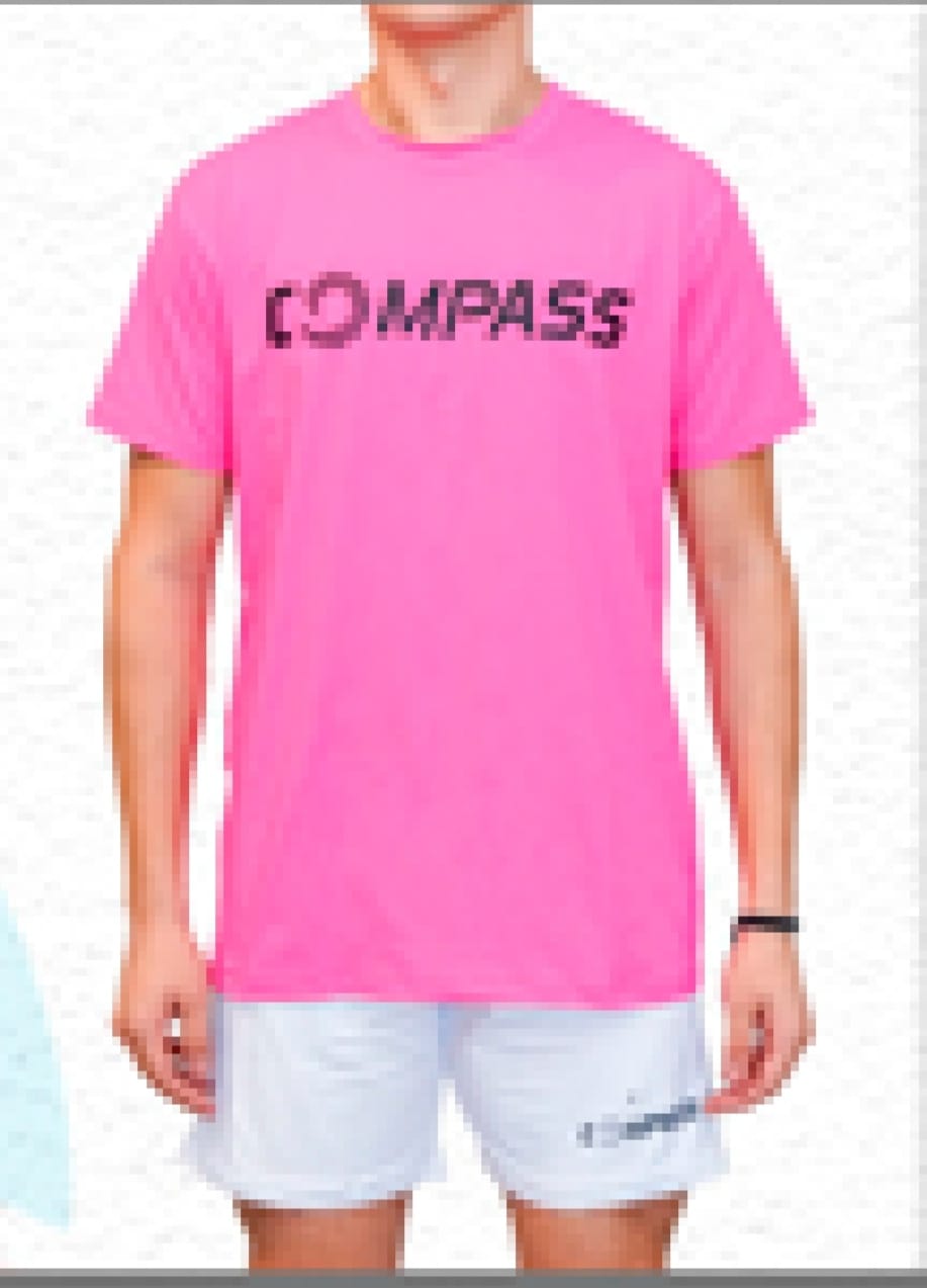 REMERA ROSA MASCULINO M - tecnopadel